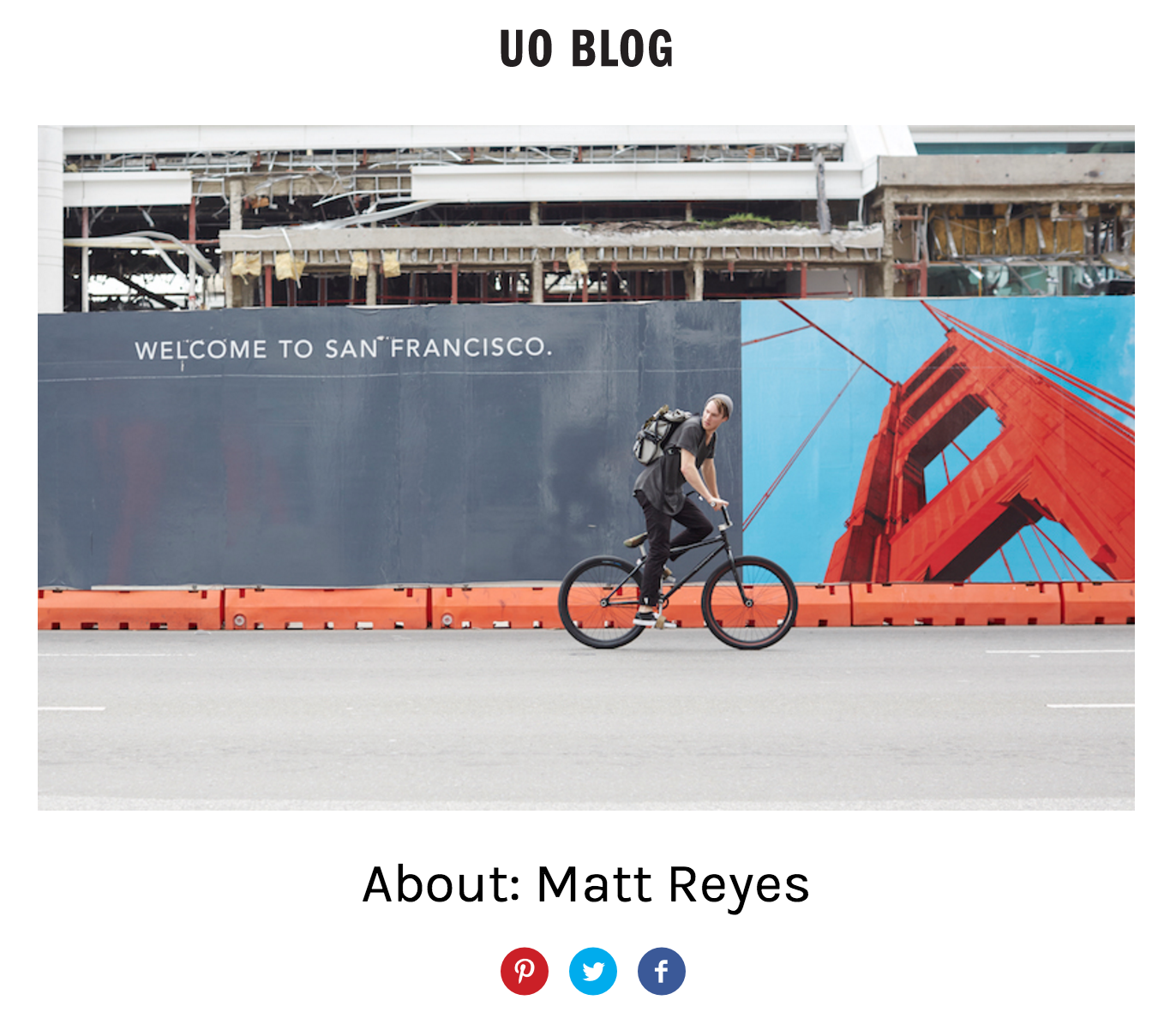 MATT REYES URBAN OUTFITTERS INTERVIEW | Suck My Cog